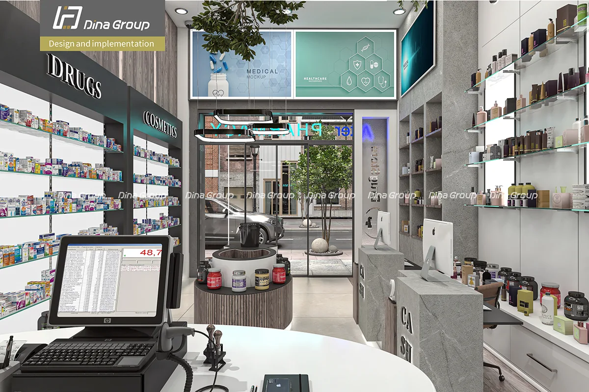 Design Pharmacy Shelving